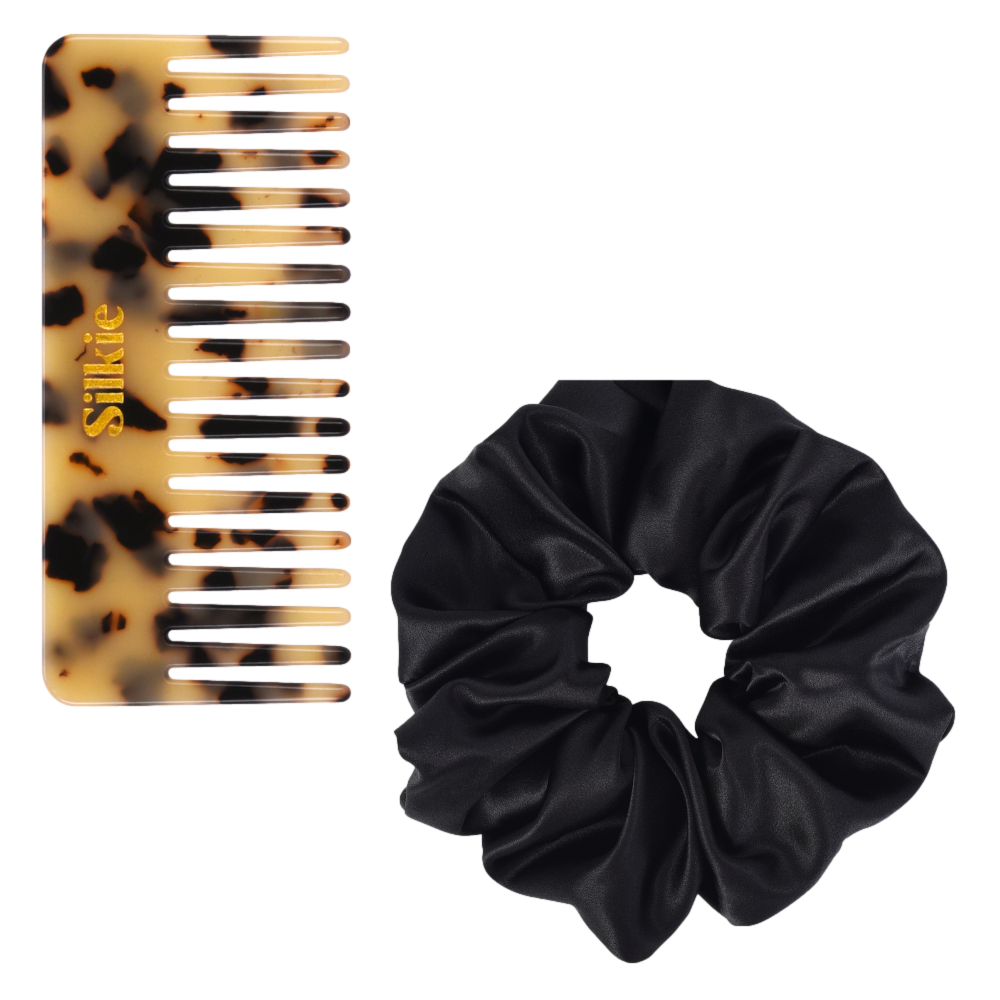 Silkie Acetate Comb & Deluxe Scrunchie Set – Shop Silkie